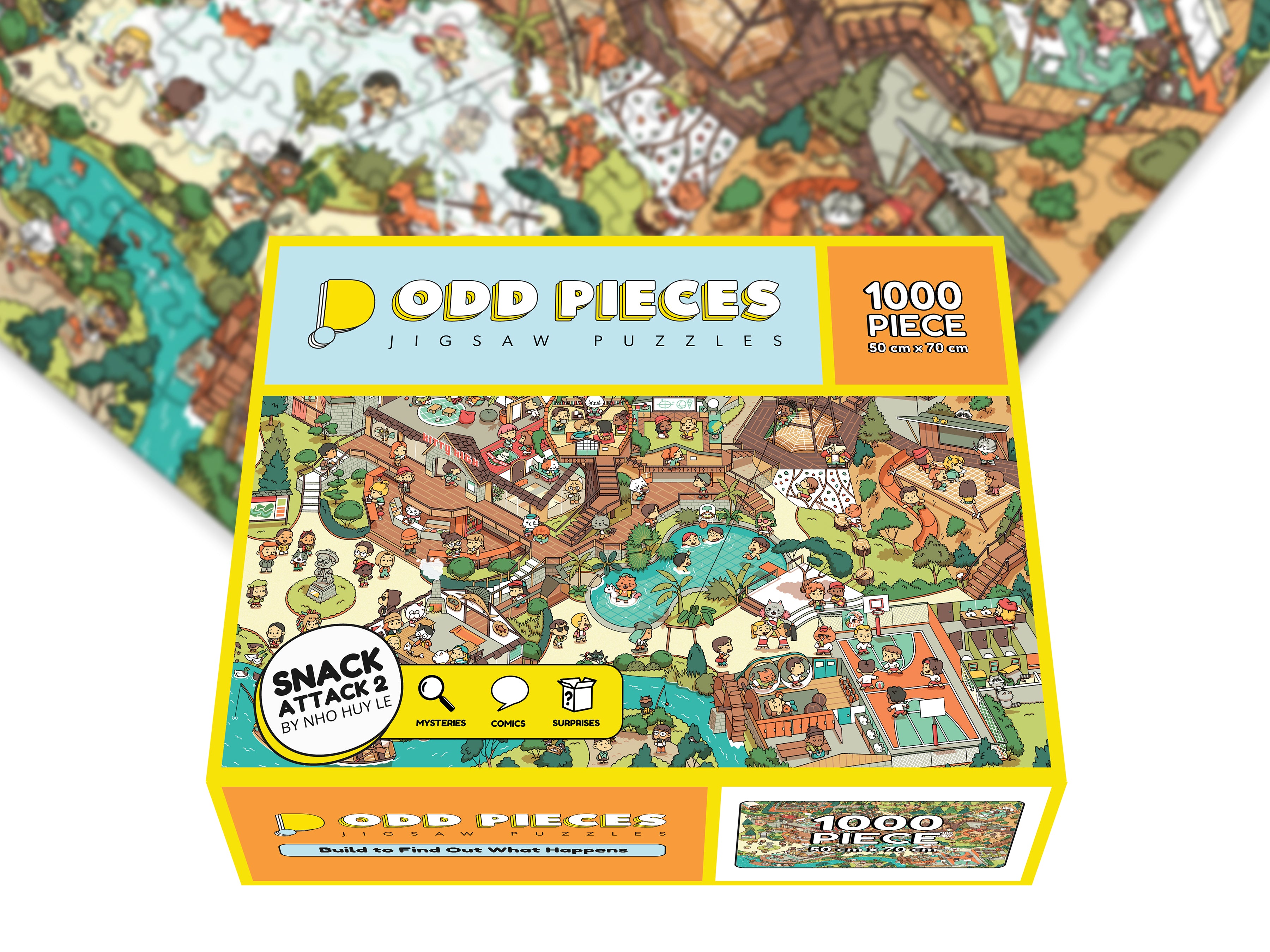 Mystery Puzzles | Snack Attack 2 | Funny Cat and Dog Puzzle – Odd Pieces