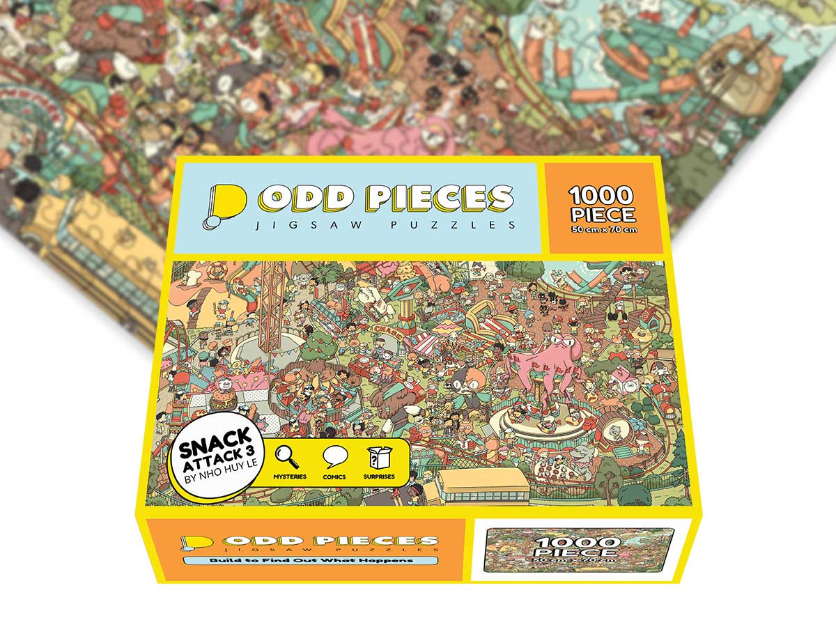 Amusement Park Theme | Jigsaw Puzzle for Family – Odd Pieces