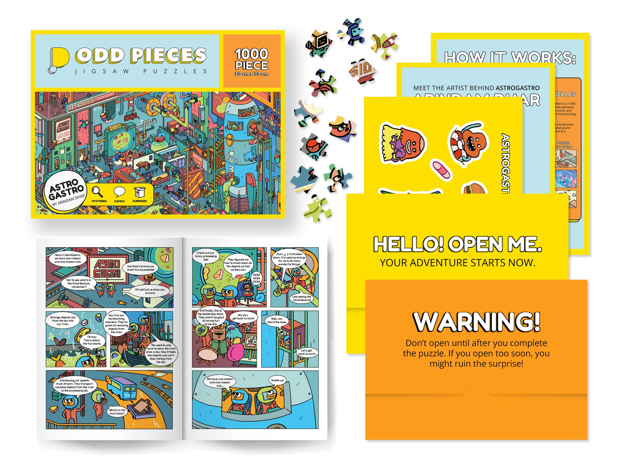 Unique Mystery Jigsaw Puzzles with a Twist! | Series 2 by Odd Pieces