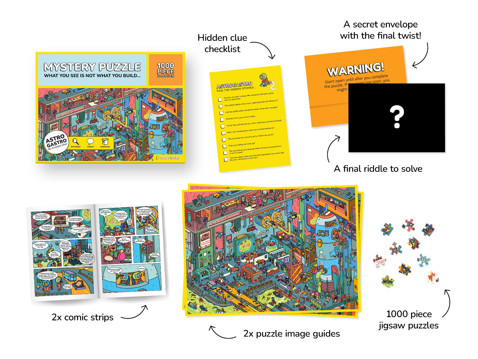 Mystery Puzzles | Unique Jigsaws for Adults – Odd Pieces