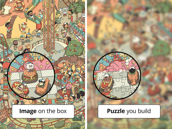 Amusement Park Theme | Jigsaw Puzzle for Family – Odd Pieces